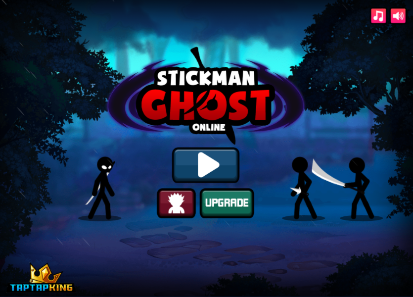 Stickman Ghost Online - I am bored button
