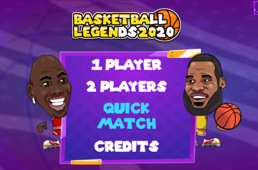 Basketball Legends unblocked - I am bored button